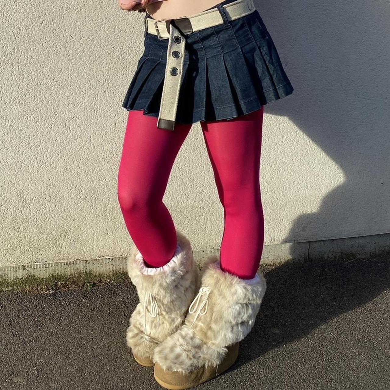 Kangol Women's Pink Hosiery-tights | Depop