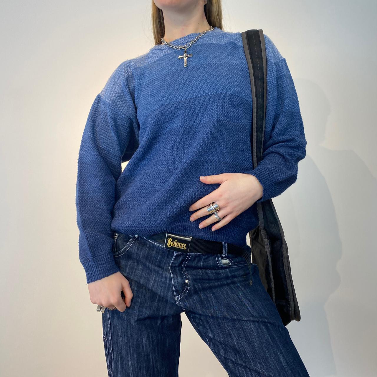 Women's Blue Jumper | Depop