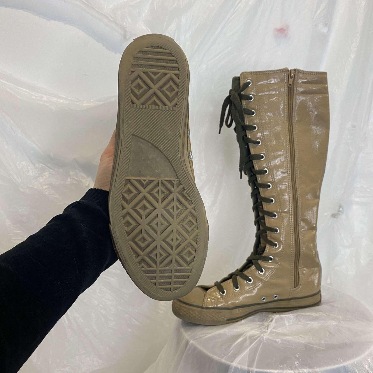 Vintage Lace-up Boxer Converse Calf Boots (UK 3.5 US... | Depop