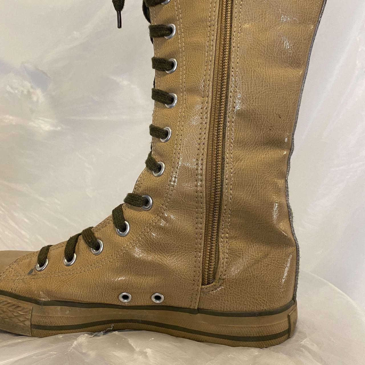 Vintage Lace-up Boxer Converse Calf Boots (UK 3.5 US... | Depop