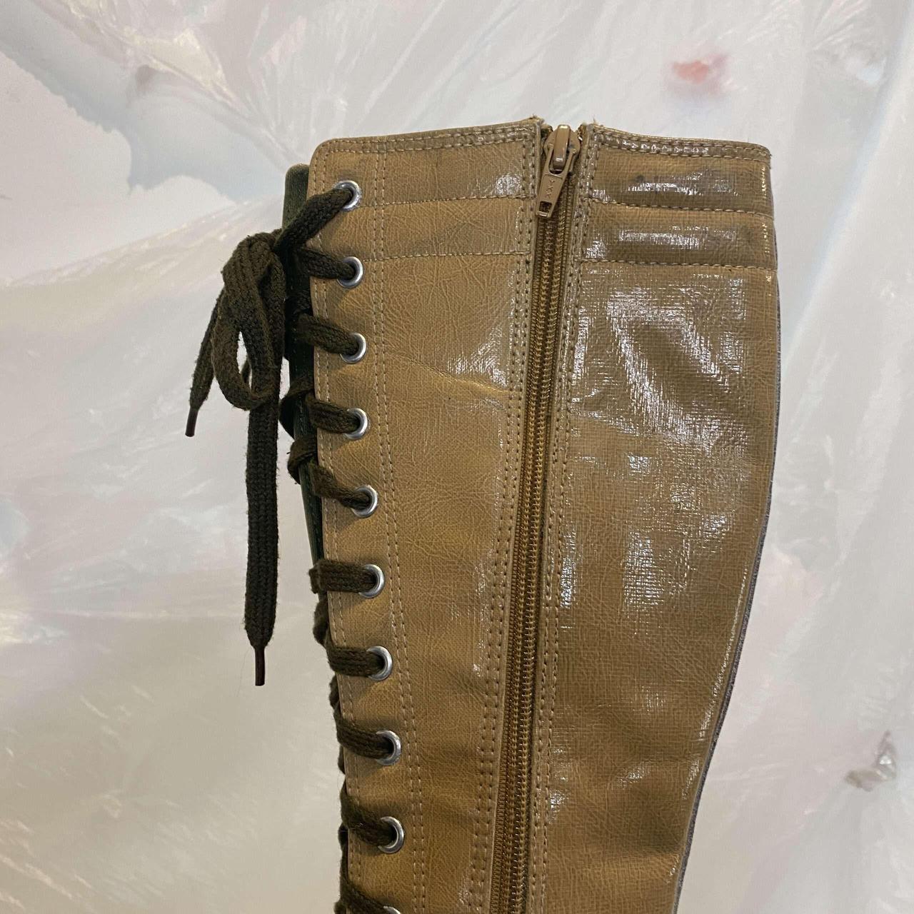 Vintage Lace-up Boxer Converse Calf Boots (UK 3.5 US... | Depop