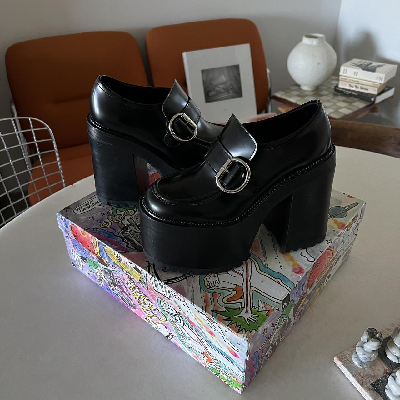 Jeffrey Campbell Offset Platform Loafers BNIB... - Depop