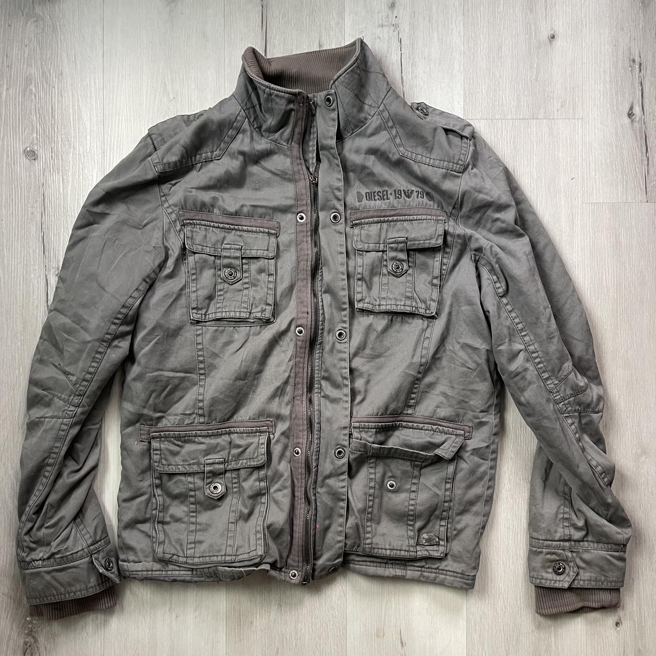 diesel army jacket super comfortable army styled... - Depop