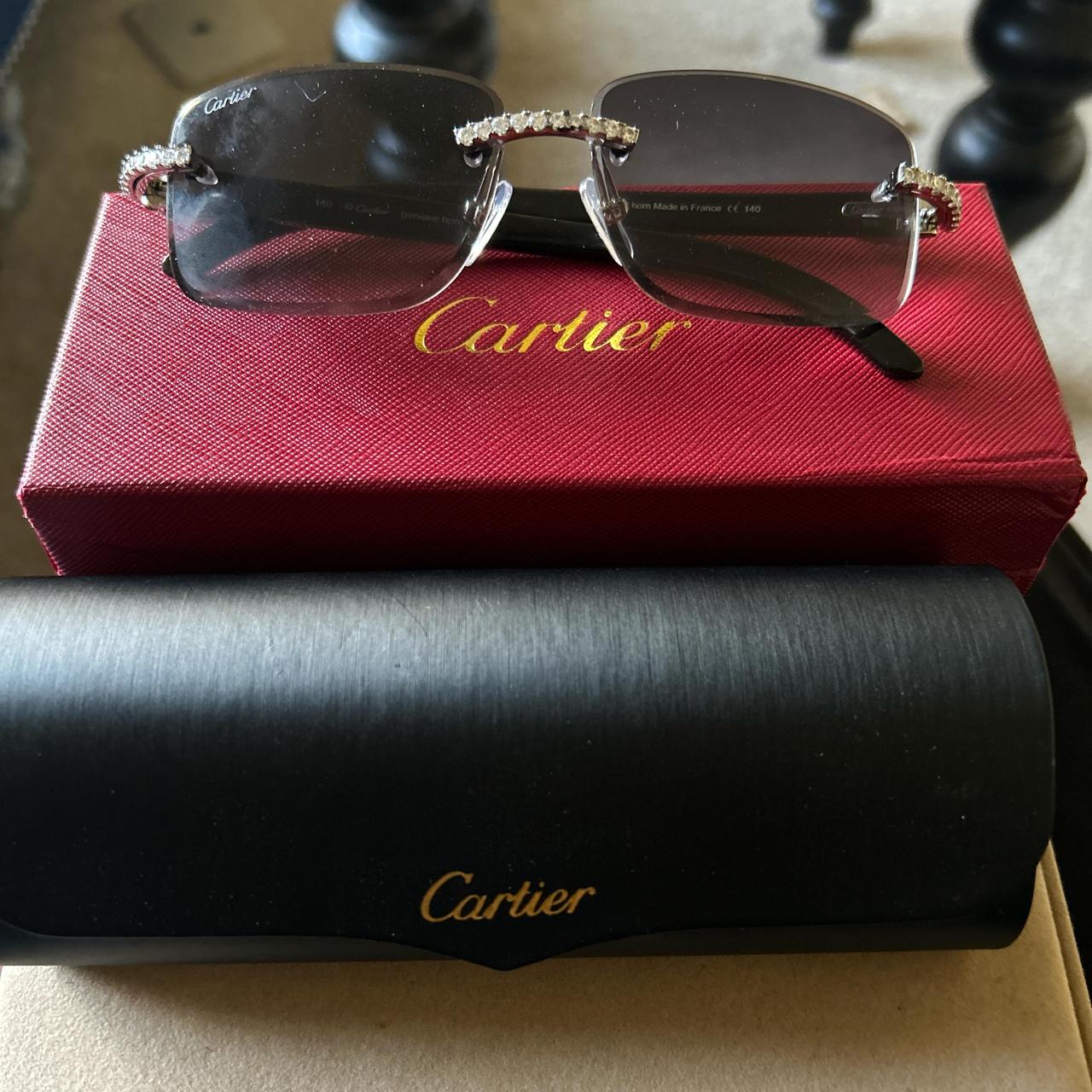 Cartier buffs sunglasses comes with everything in... - Depop