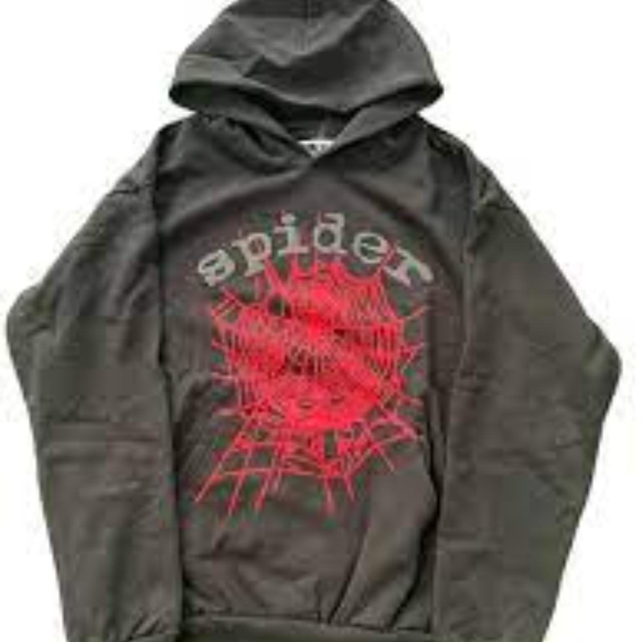 Black and Red Spider Hoodie. Authentic. - Depop