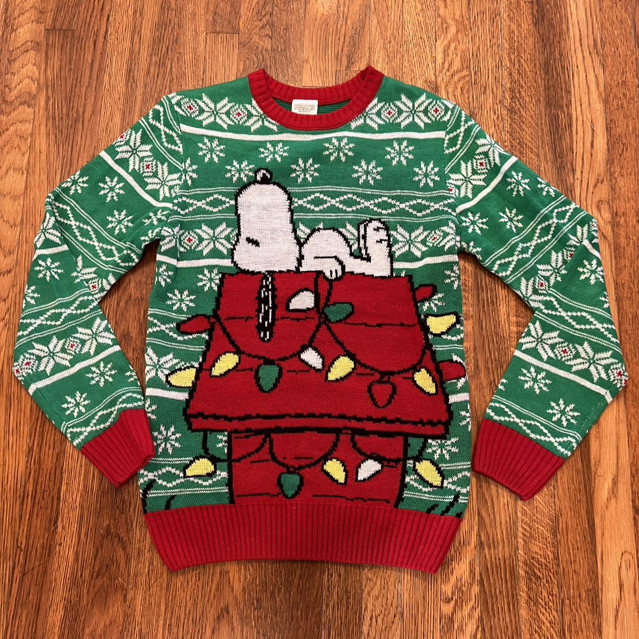 Peanuts Snoopy Christmas Sweater. Size Small Men’s... - Depop