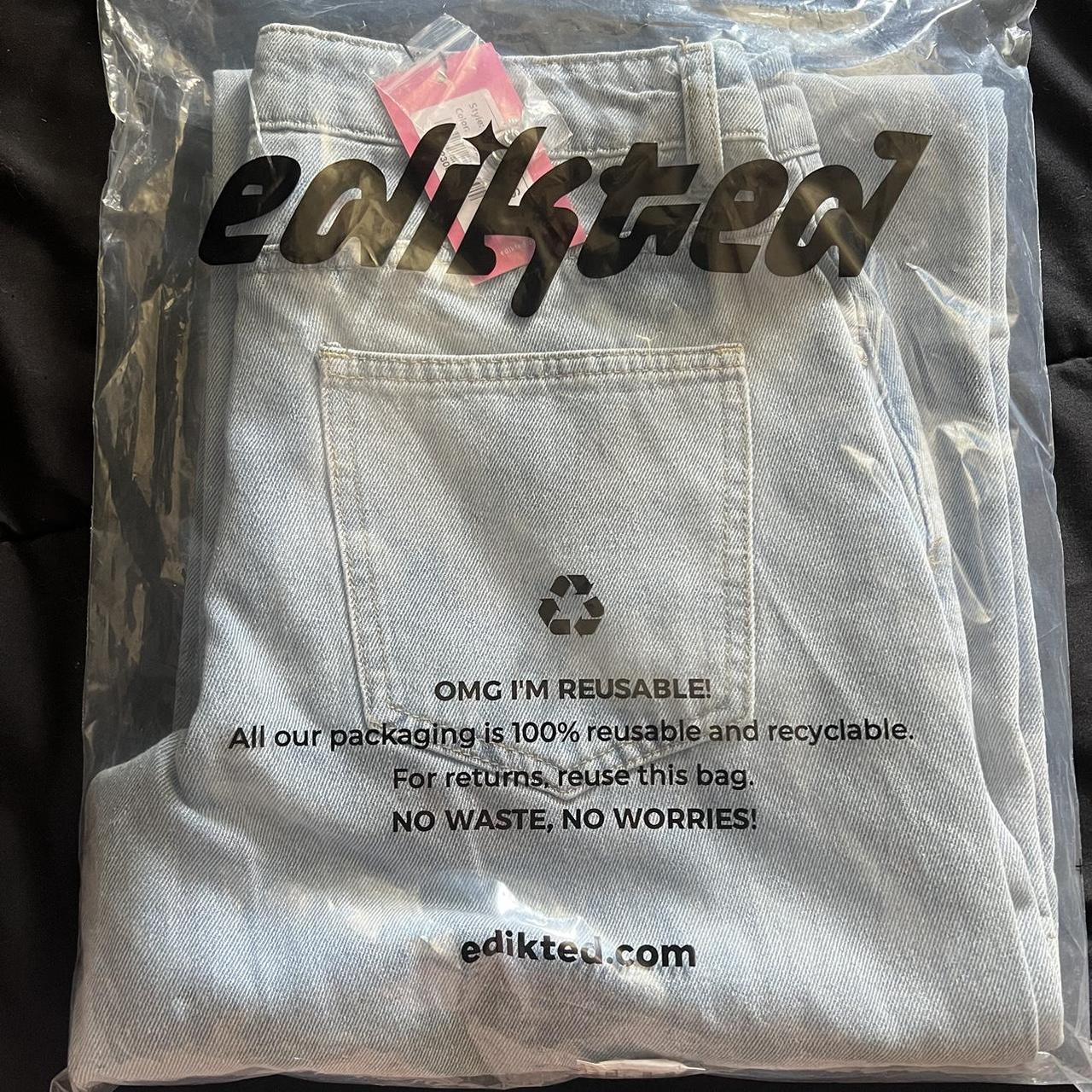 brand new edikted low rise jeans so cute just too... - Depop