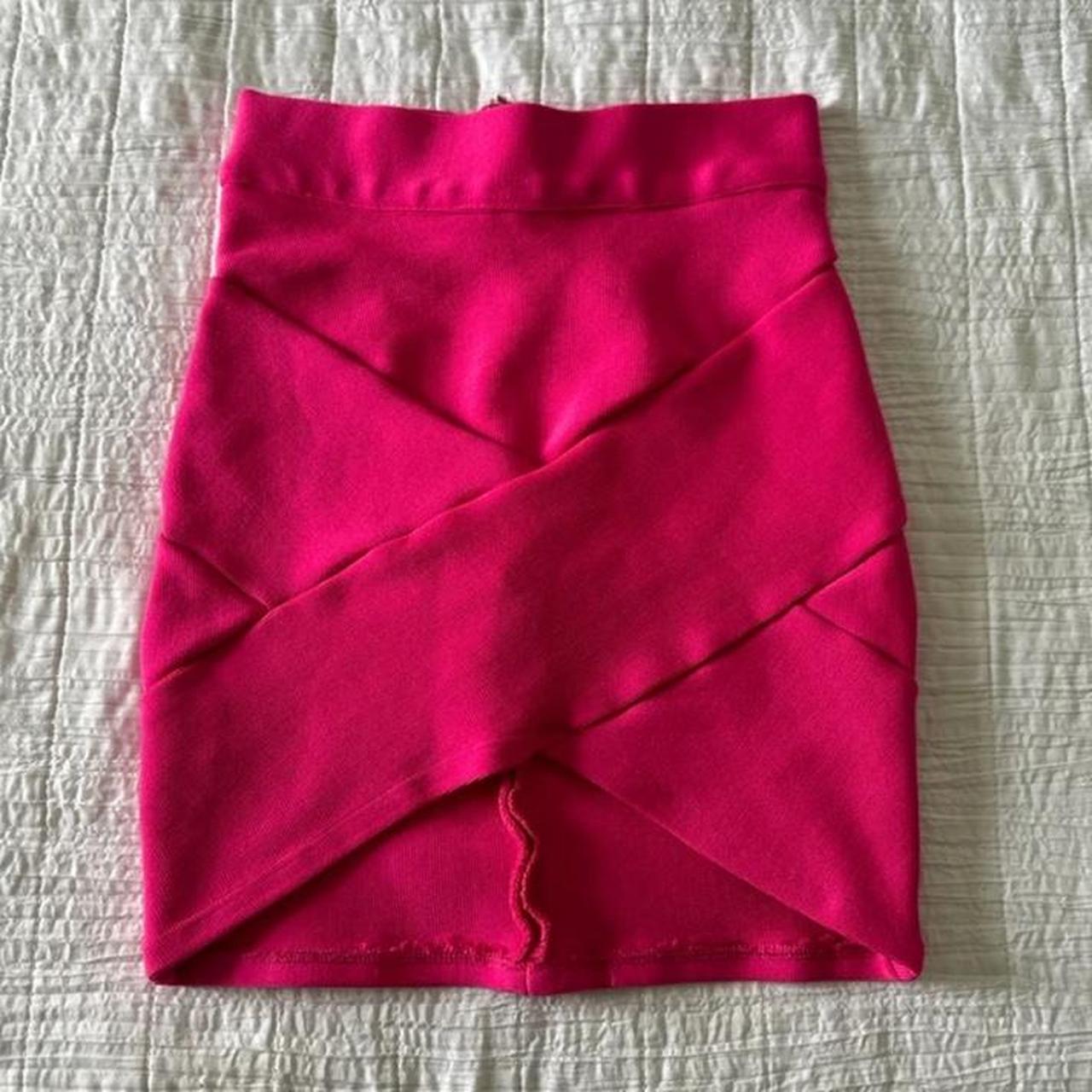 Vintage Jay High Waist Bandage Mini Skirt Hot Depop