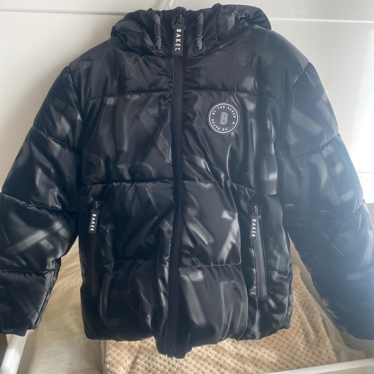 Ted Baker Shinyy Monogram Puffer Coat worn a few... - Depop