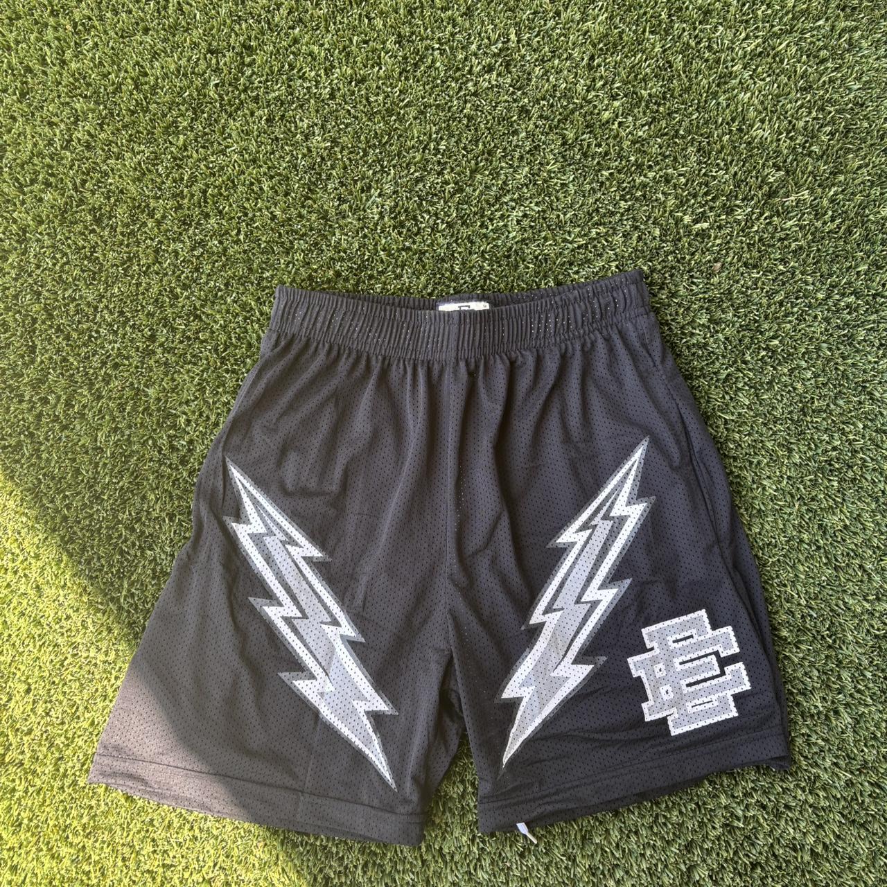 Black and white Eric emanuel shorts | Depop