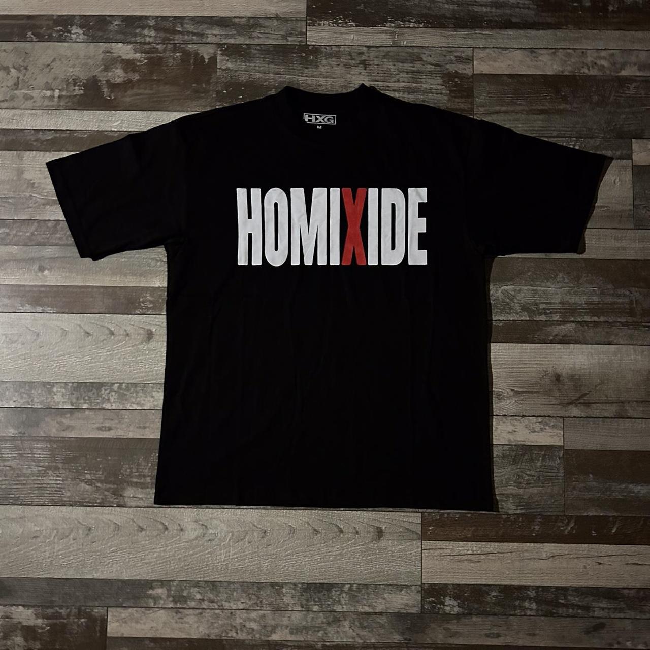 Homixide Gang Classic ‘Homixide’ Shirt -open to... - Depop