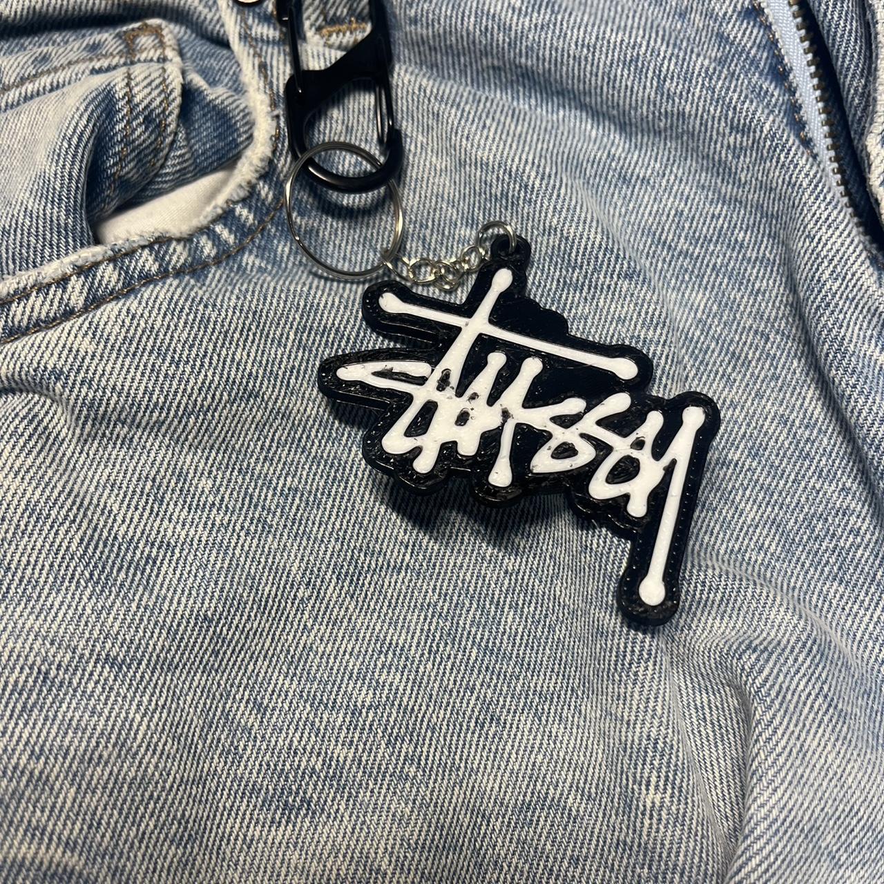 Stussy denim keychain #accessories send offer i’ll... | Depop