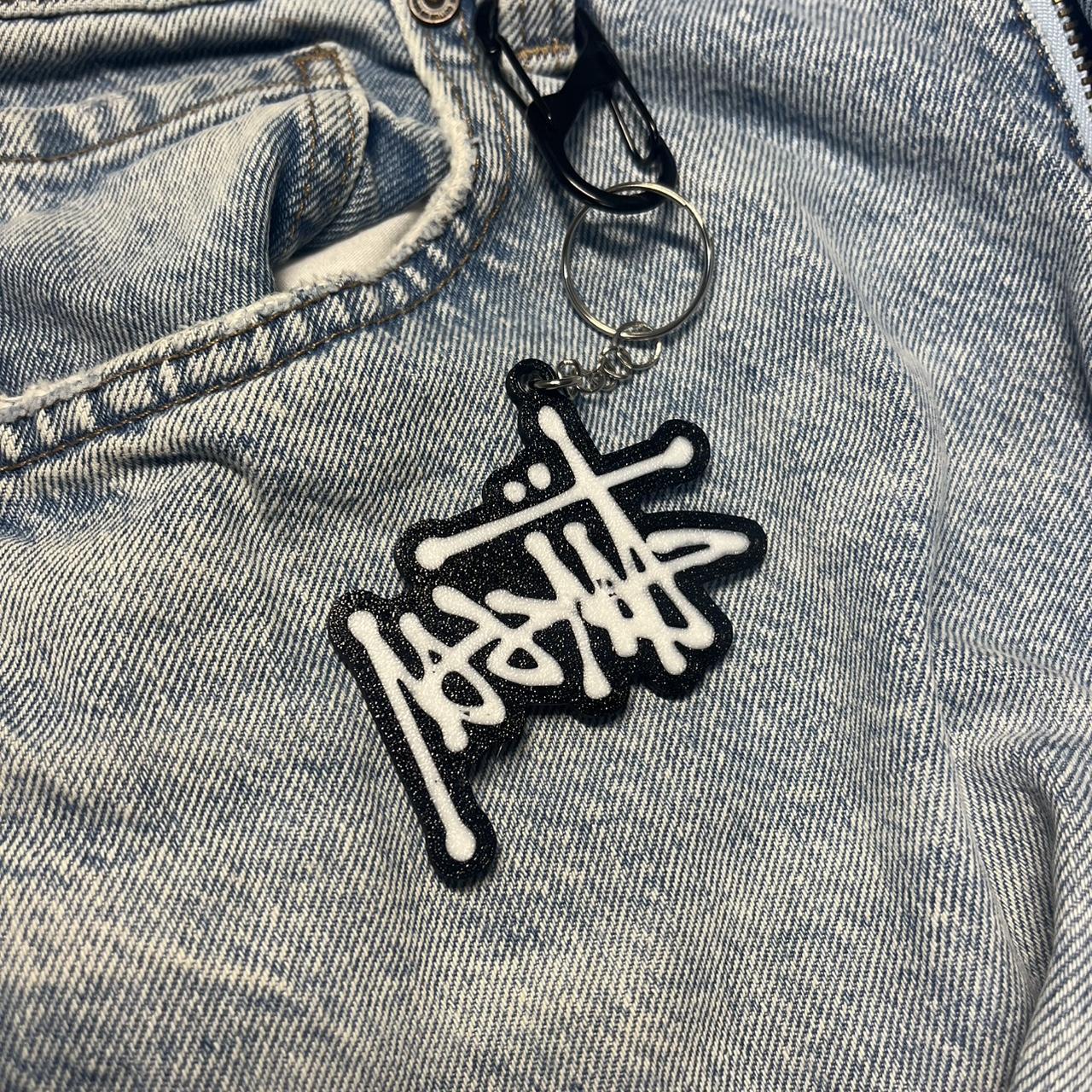 Stussy denim keychain #accessories send offer i’ll... | Depop