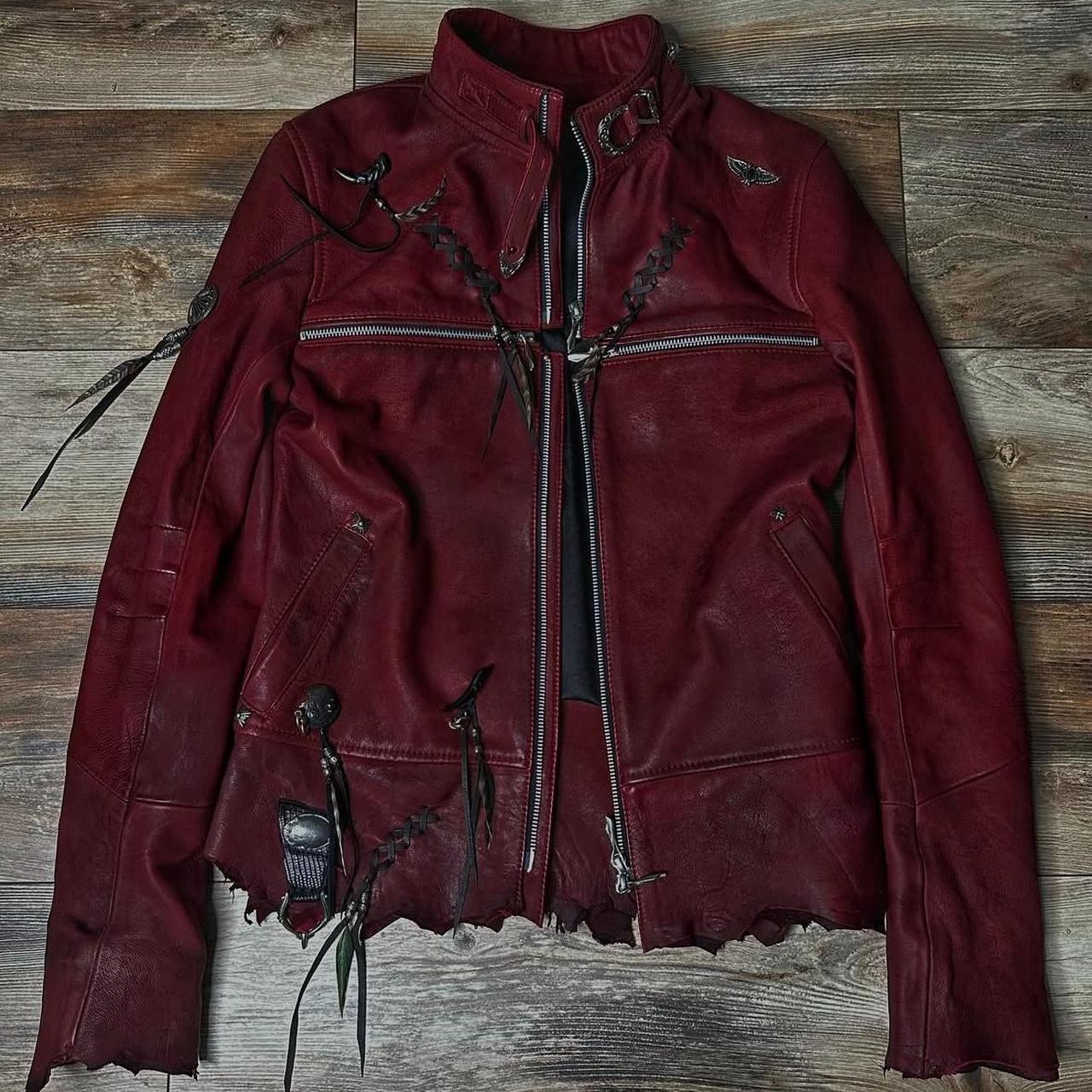 14th Addiction 2024 customized Cross-Zip goatskin... | Depop