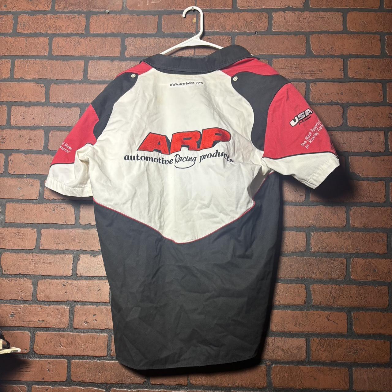 Arp racing products mechanics shirt size M 60%cotton... - Depop