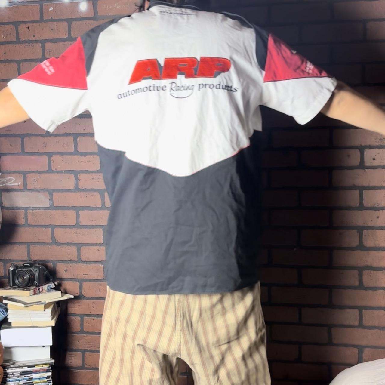Arp racing products mechanics shirt size M 60%cotton... - Depop