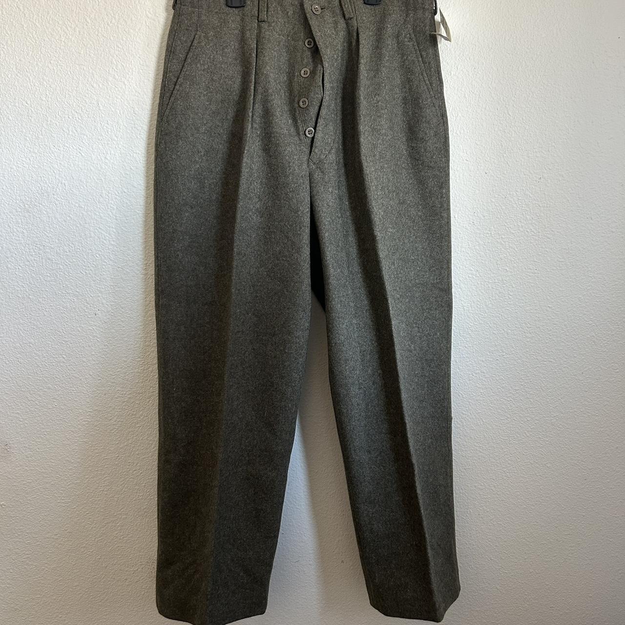 Vintage Swedish Army Pants 100% wool such good... - Depop