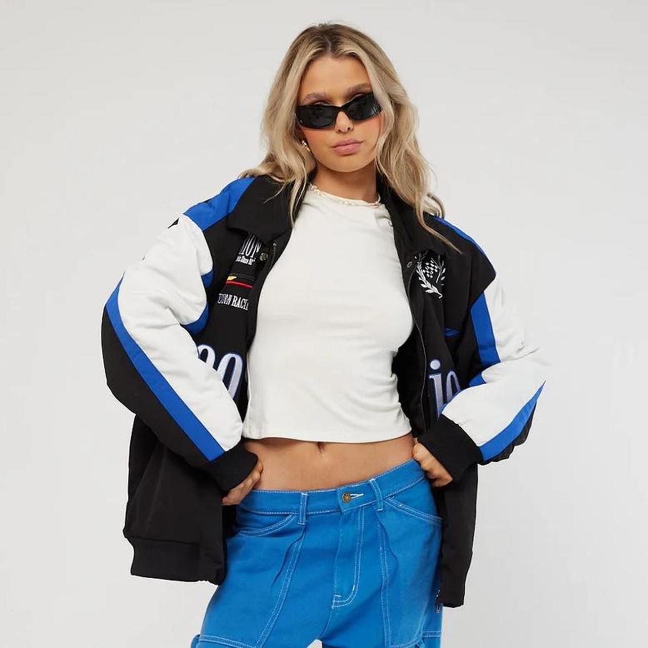 Neovision oversized racing jacket Size S RRP $180 - Depop