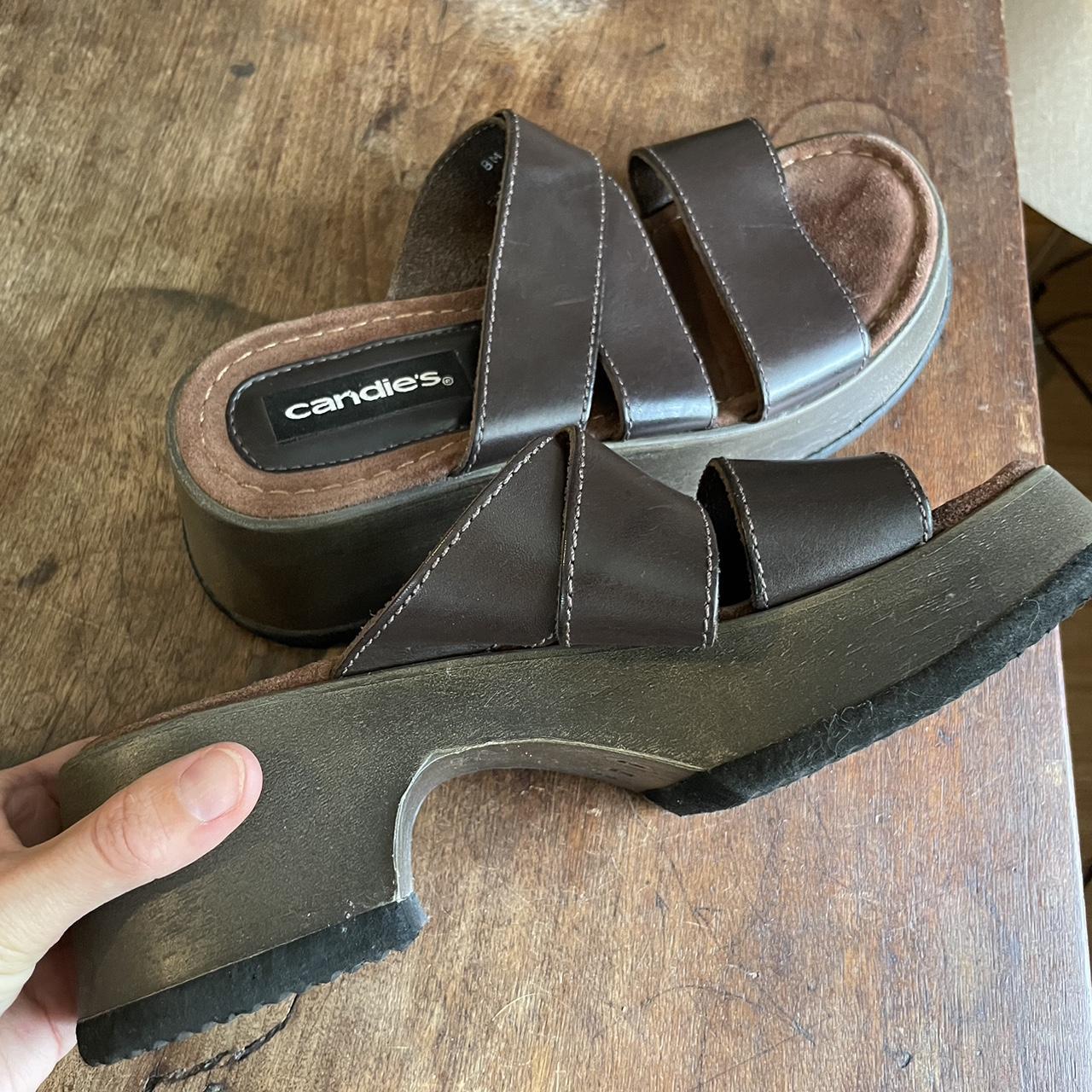 Vintage candies platform sandals Size 8 - Depop