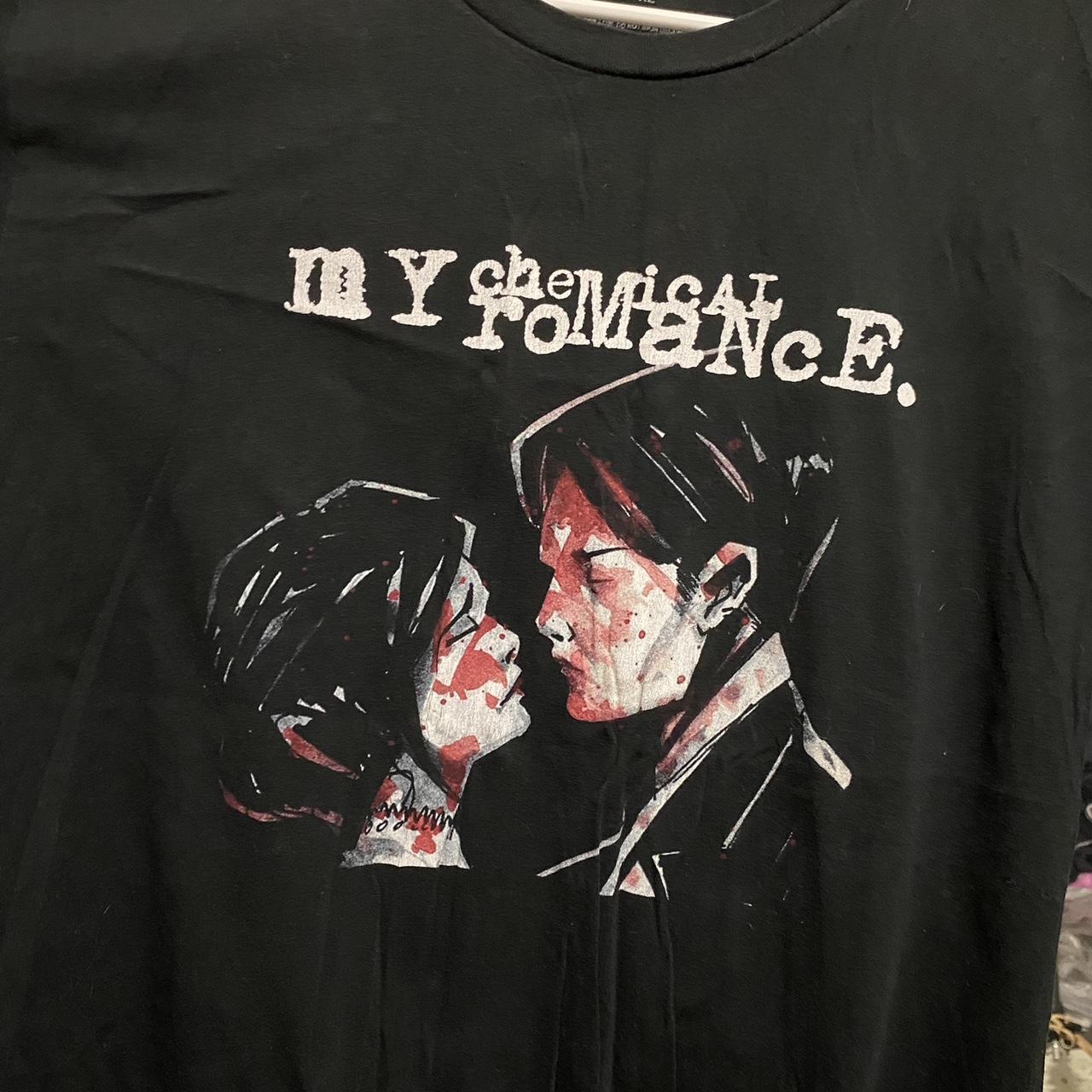 My Chemical Romance black & red t-shirt #MCR... - Depop