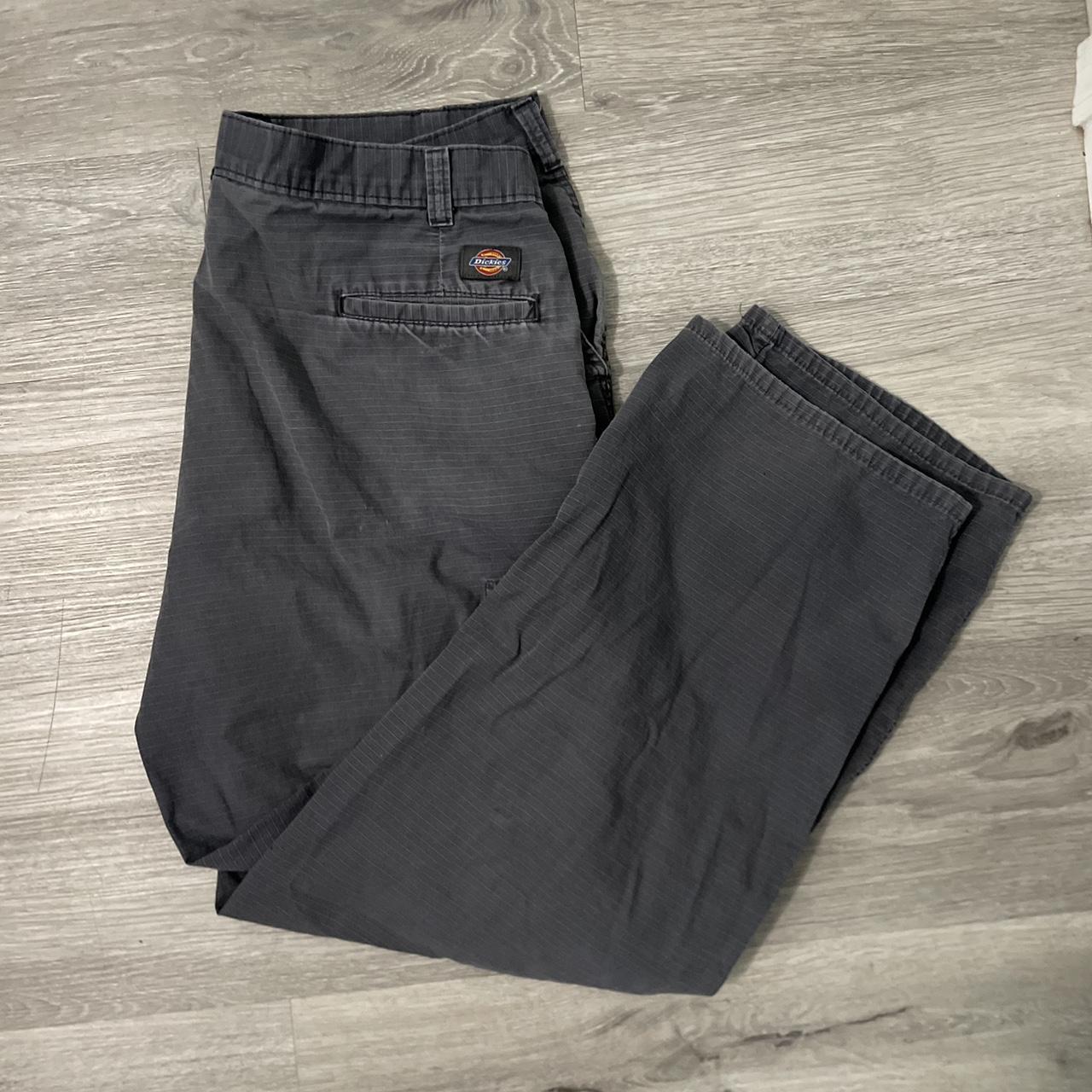 Gray dickies pants #dickies Look at pictures before... - Depop