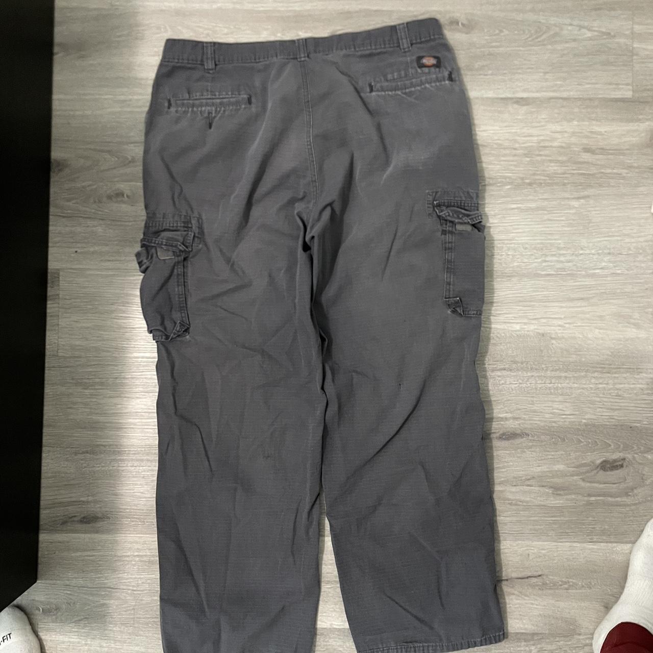 Gray dickies pants #dickies Look at pictures before... - Depop