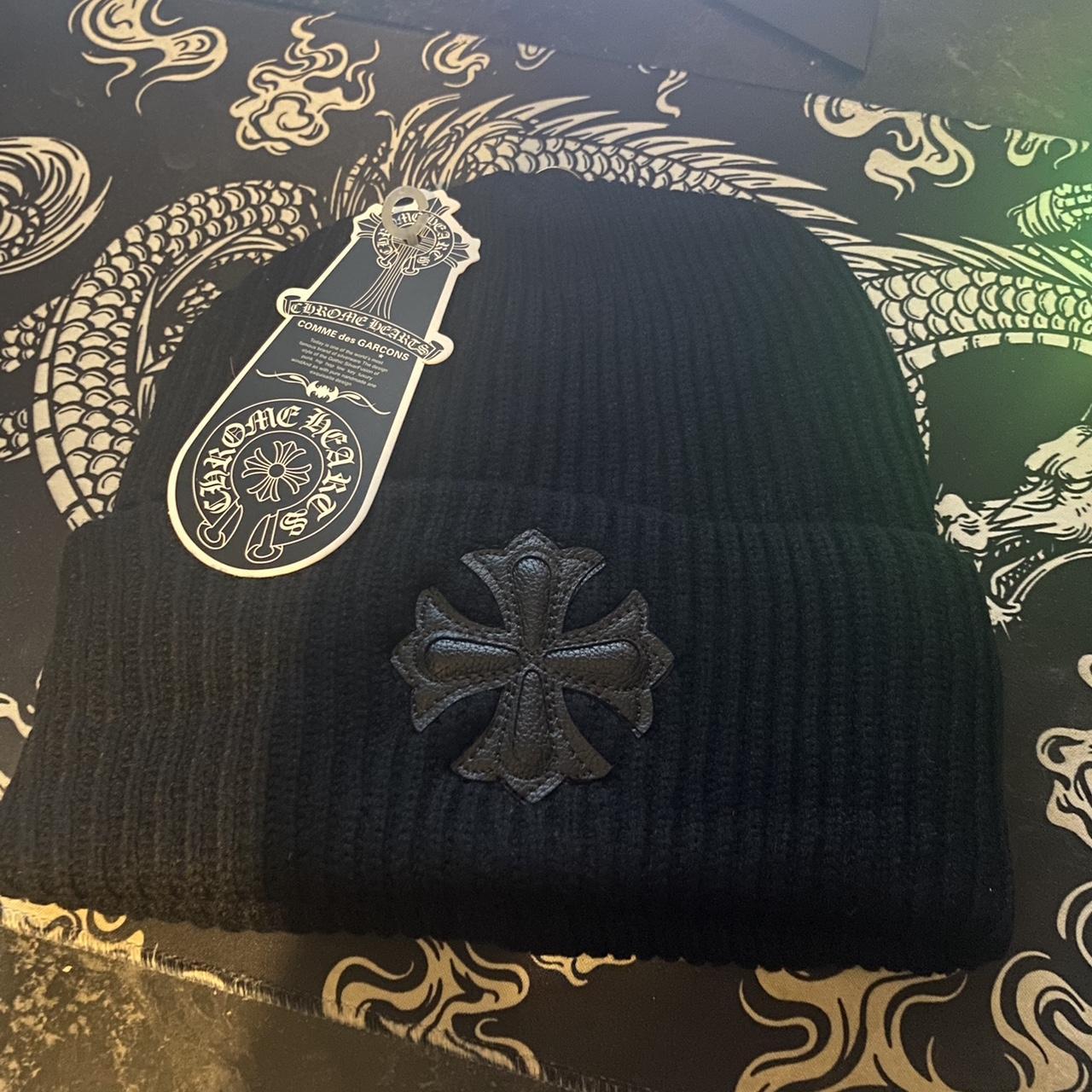 Chrome Hearts black winter beanie 🖤 -Fast Shipping... | Depop