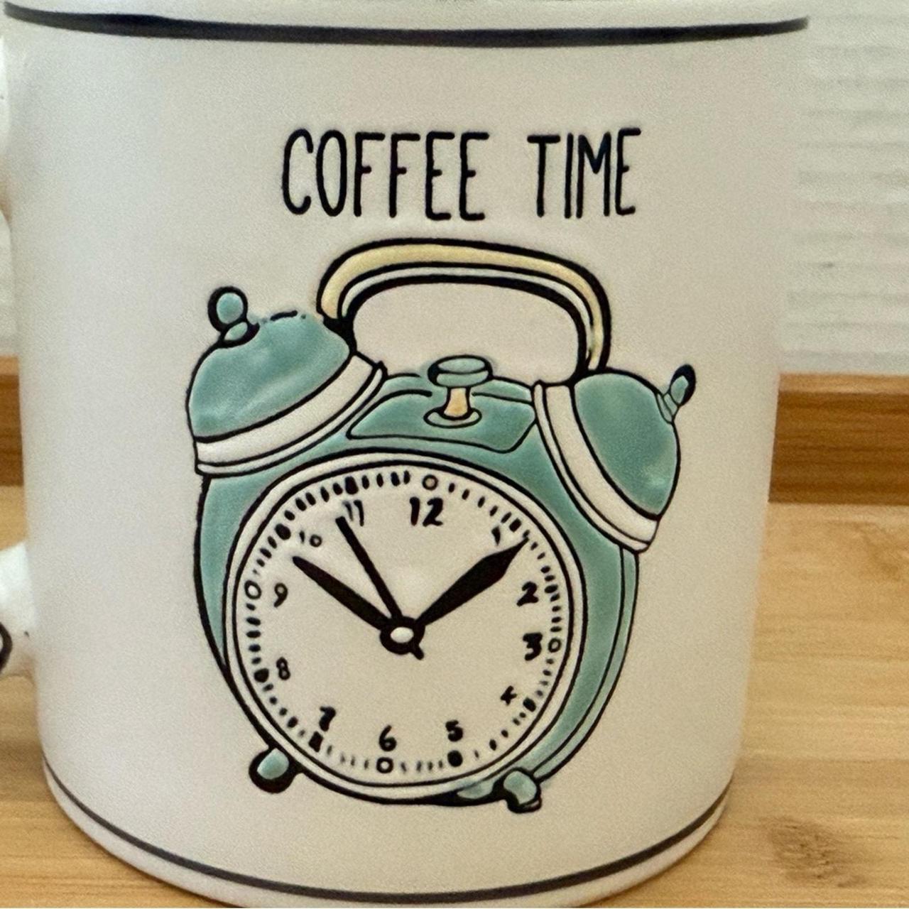 Spectrum Designz “Coffee Time” Alarm Clock Mug Retro... | Depop