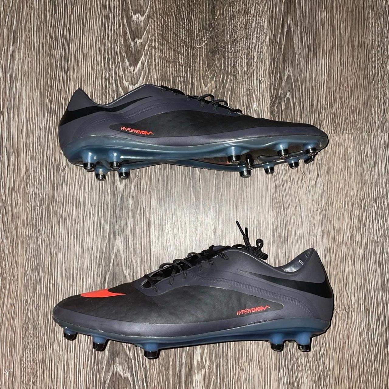 Nike Hypervenom Phatal FG Black/Hyper Punch/White... | Depop