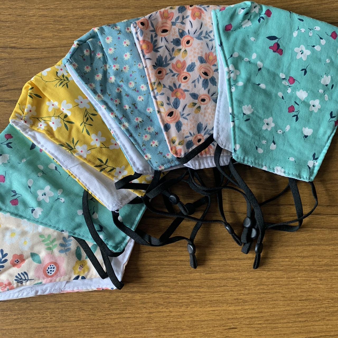 6 New Uniquely colored Face masks. Dust proof Black... - Depop