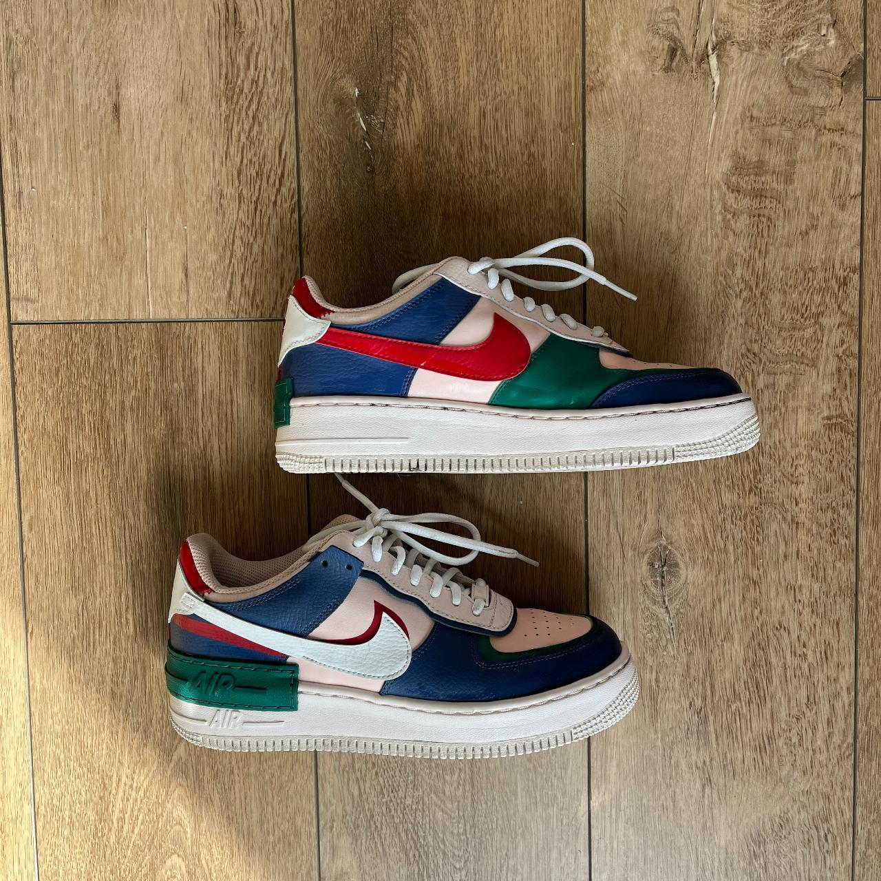 Nike Air Force 1 Multi - Size 9 - Depop