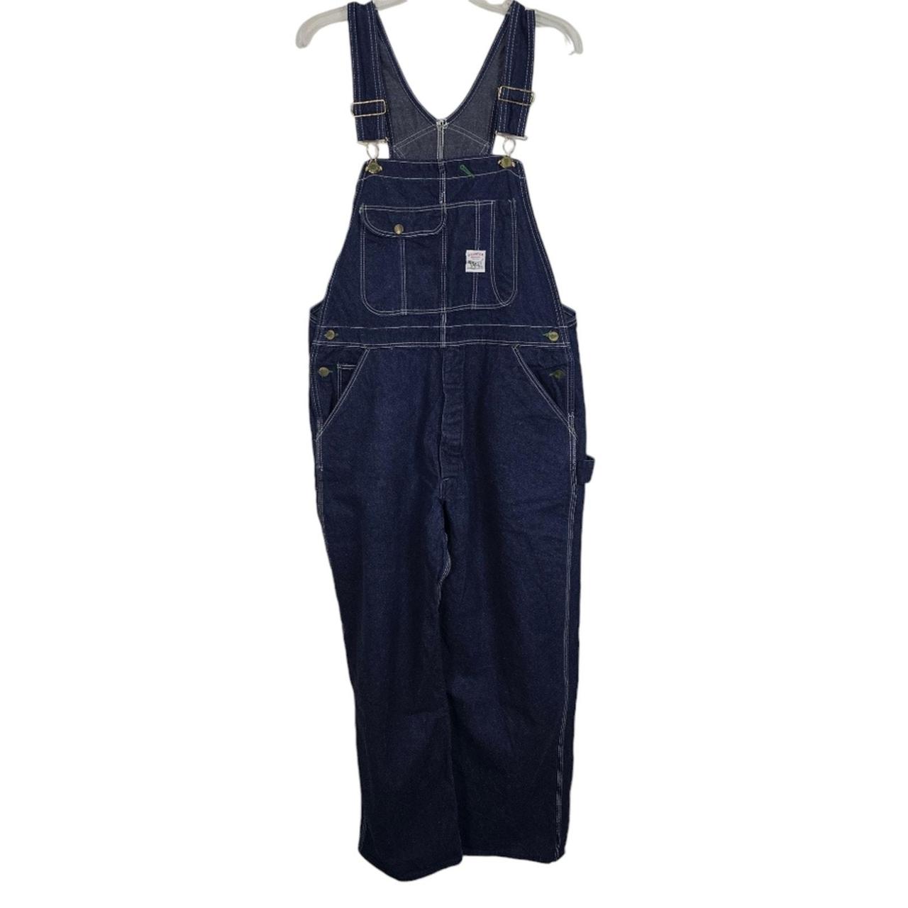 Vintage Pointer Denim Overalls from USA - Durable... - Depop