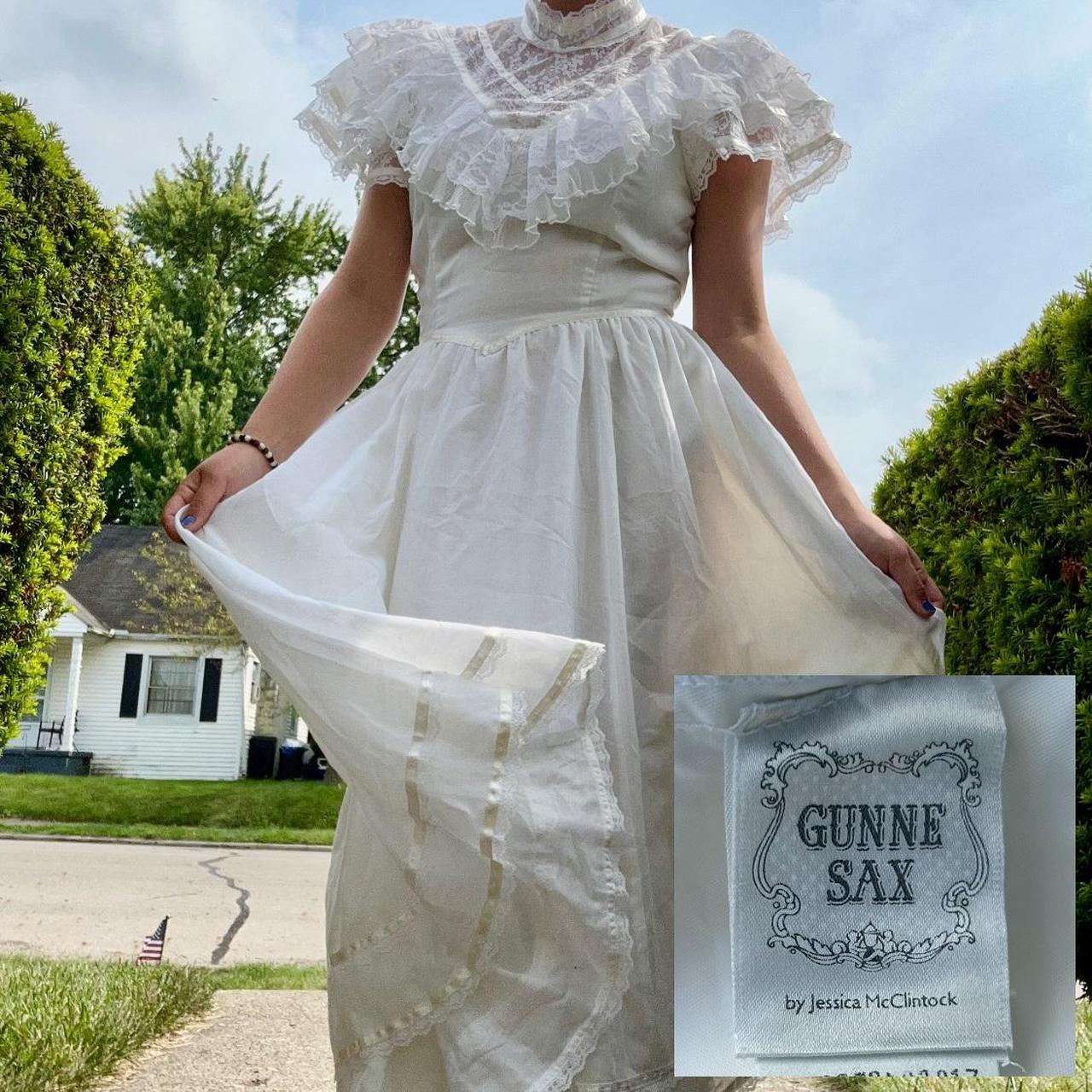 Rare Vintage 1970s Gunne Sax Victorian cottage core... - Depop