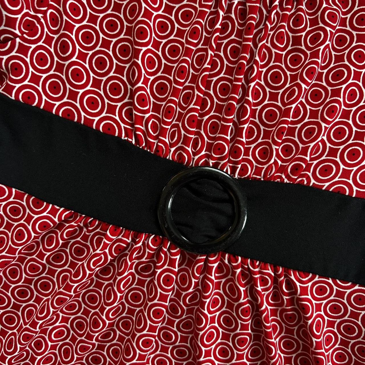 Y2k twee 2000s red ladybug polkadot milkmaid... | Depop