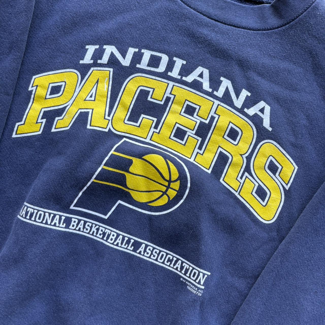 Vintage 1990’s Indiana pacers vintage crewneck -Size... | Depop