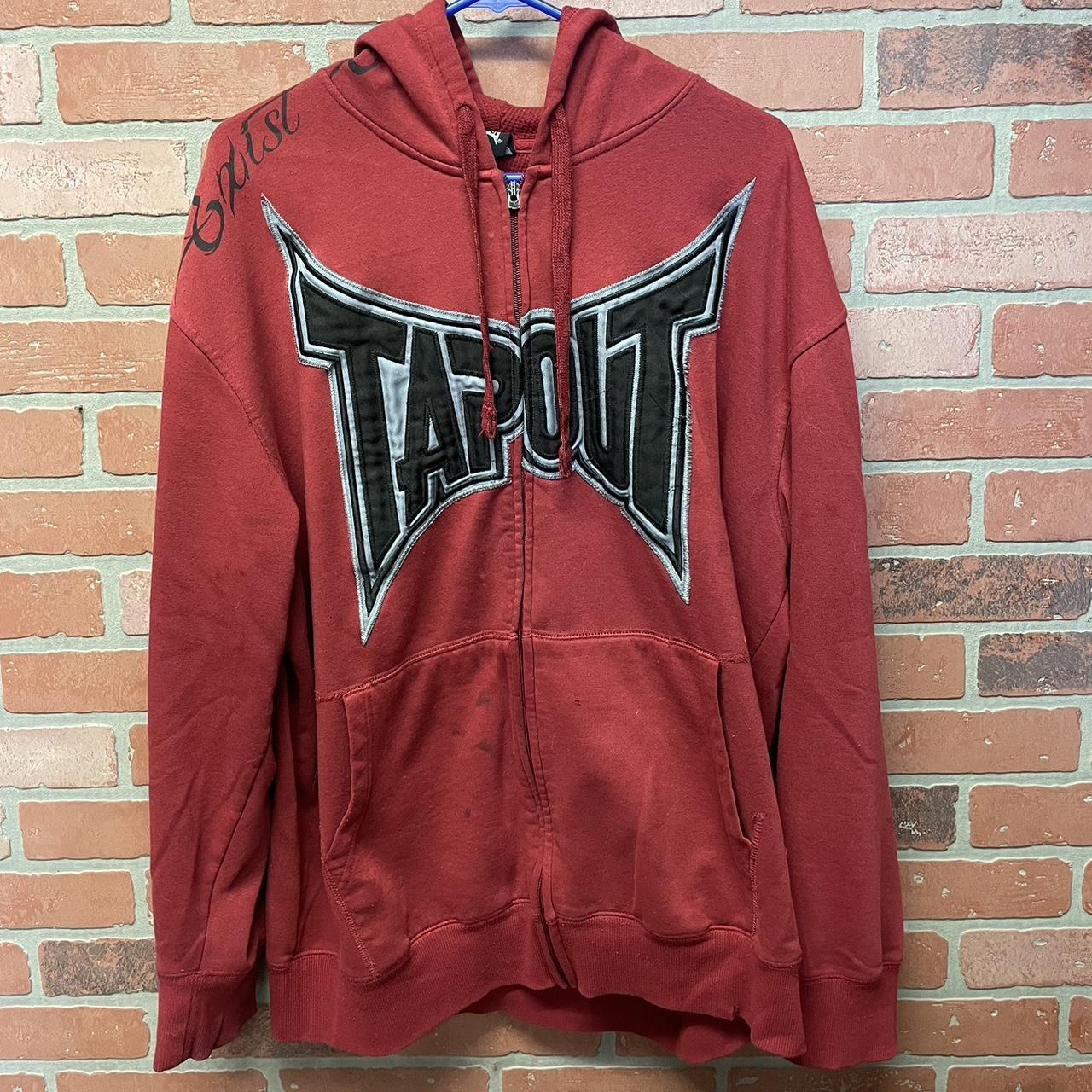 Y2K Tapout zip up 2xl (fits xl) - Depop