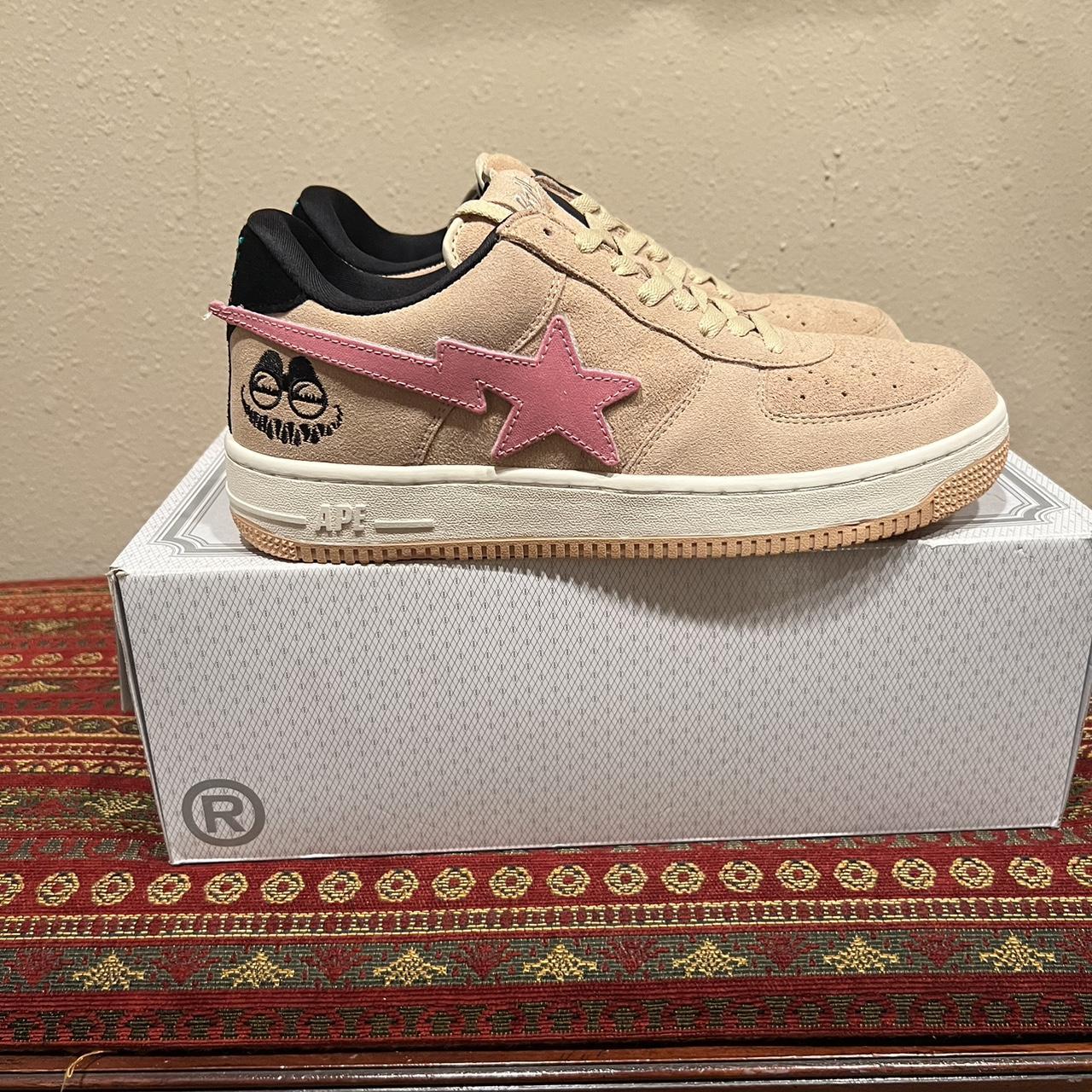 Neighborhood Watch Custom Bapes Size 11. Velcro Patches - Depop