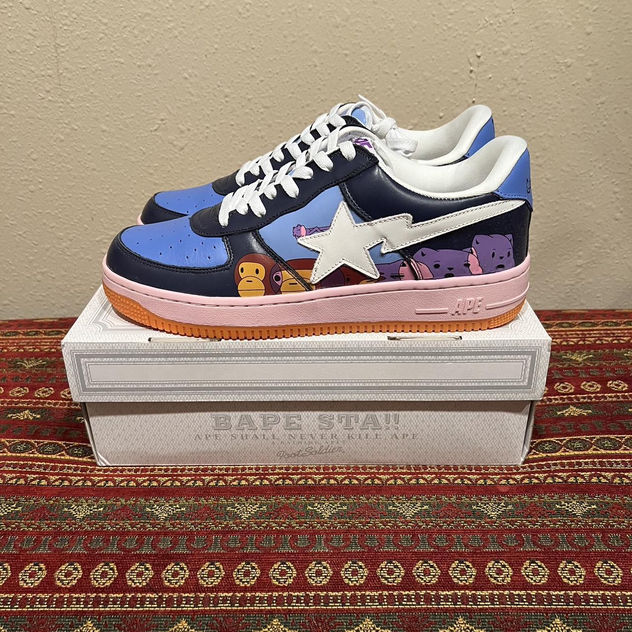 Gilf Gavin Custom Bape Shoes Size 11 - Depop