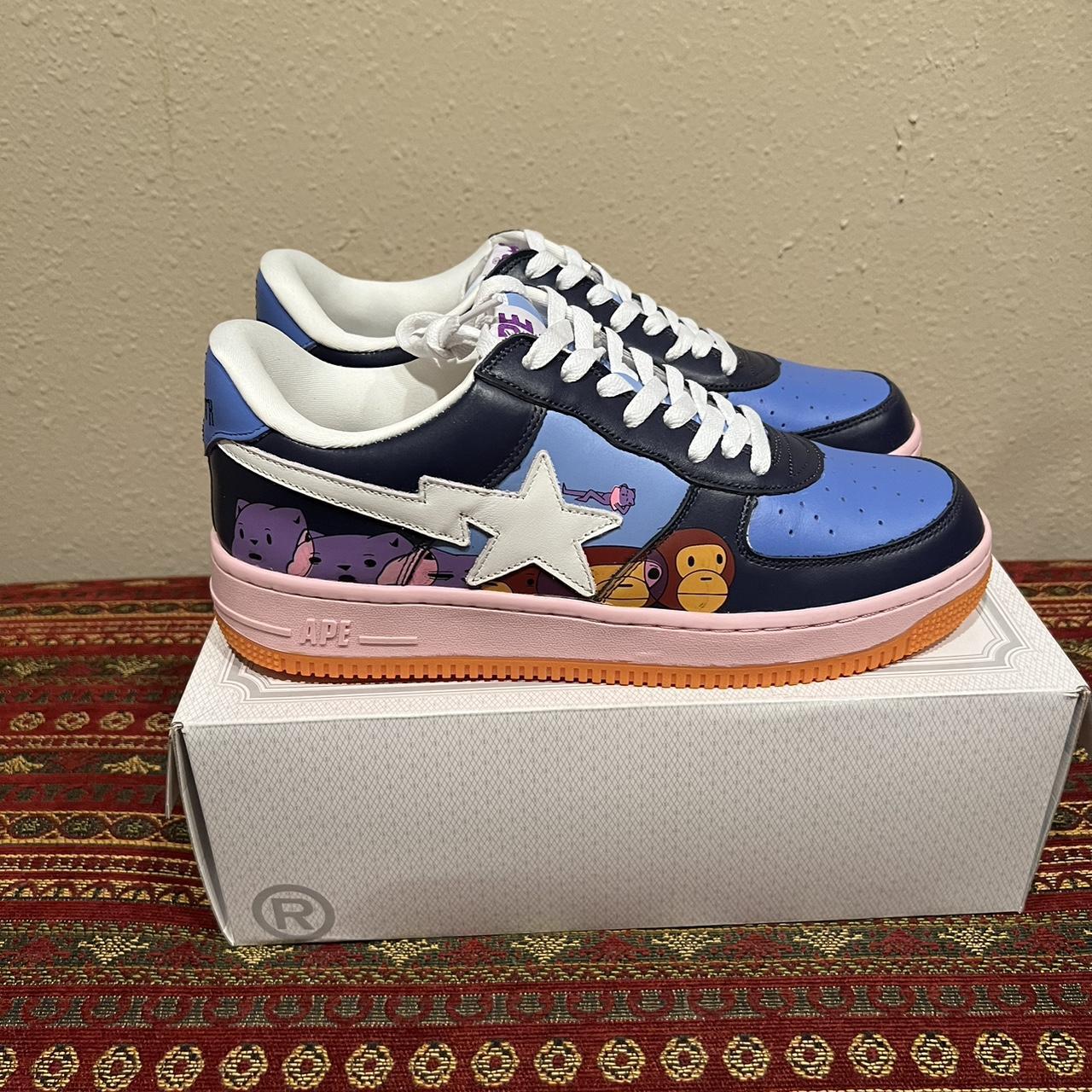 Gilf Gavin Custom Bape Shoes Size 11 - Depop