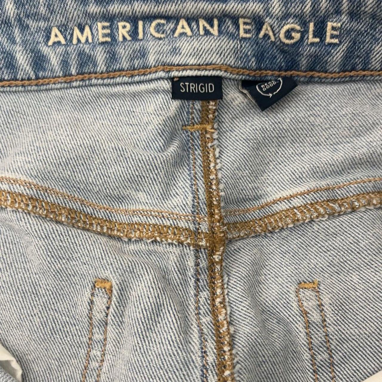 American Eagle Strigid Mom Jeans -short (great for... - Depop