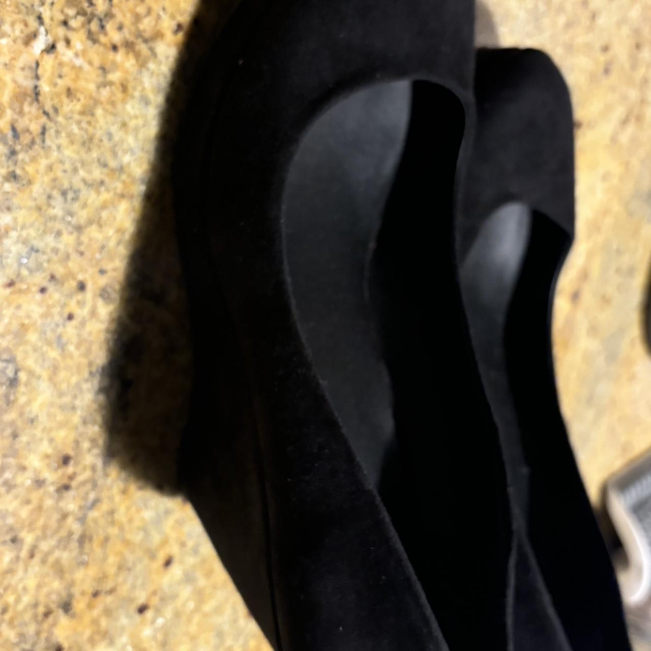 Lightly used, excellent condition! Suede wedge heels - Depop