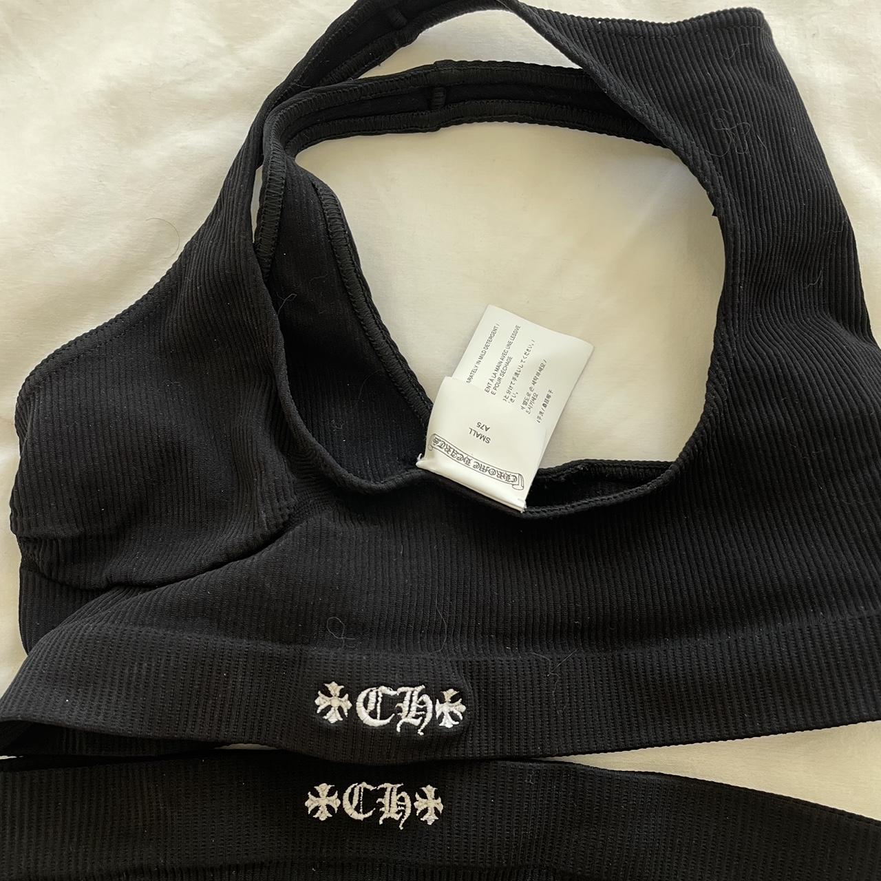 Chrome Hearts Matching Bra & Bottoms Lounge... - Depop