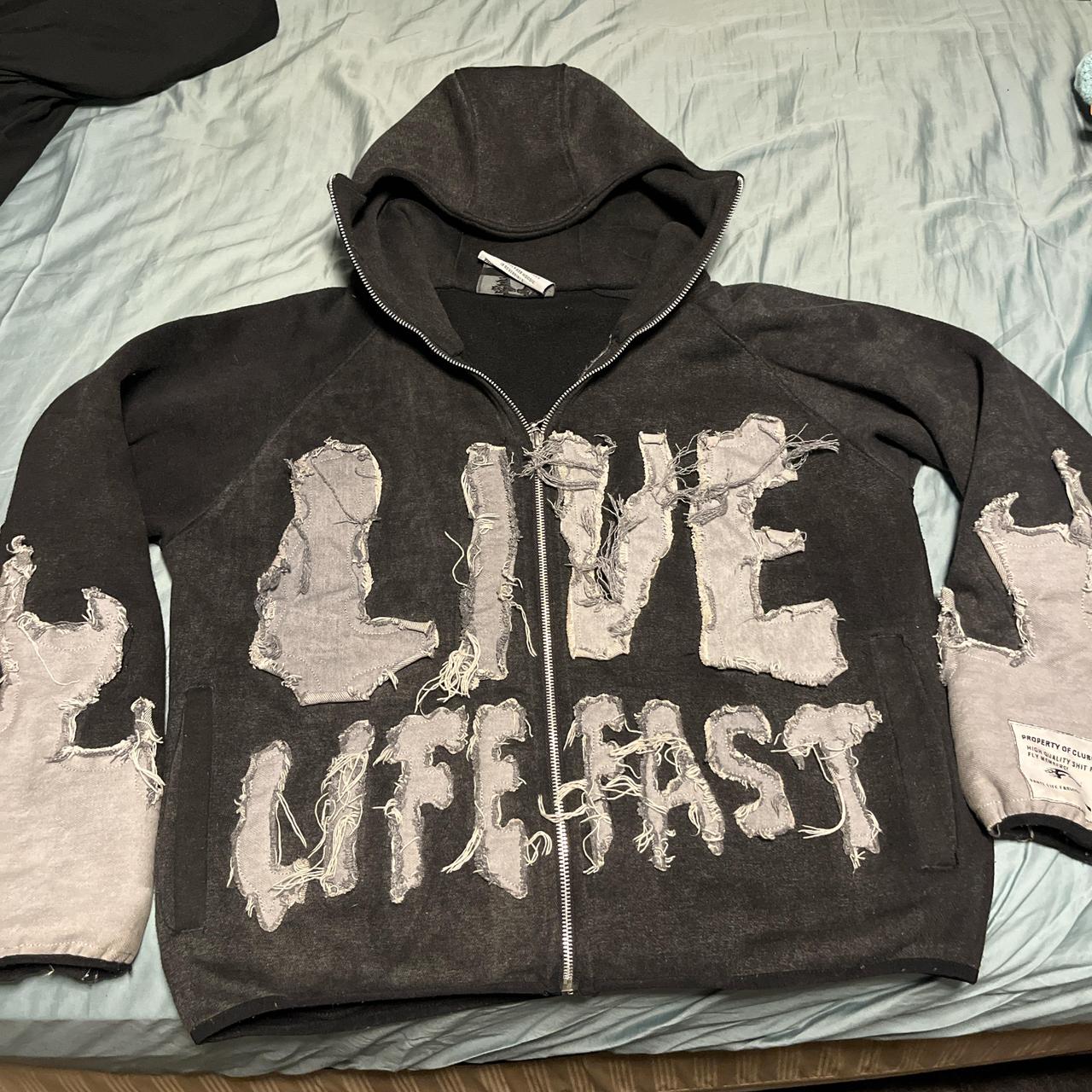 Fast life club 2023 collection zip up - Depop