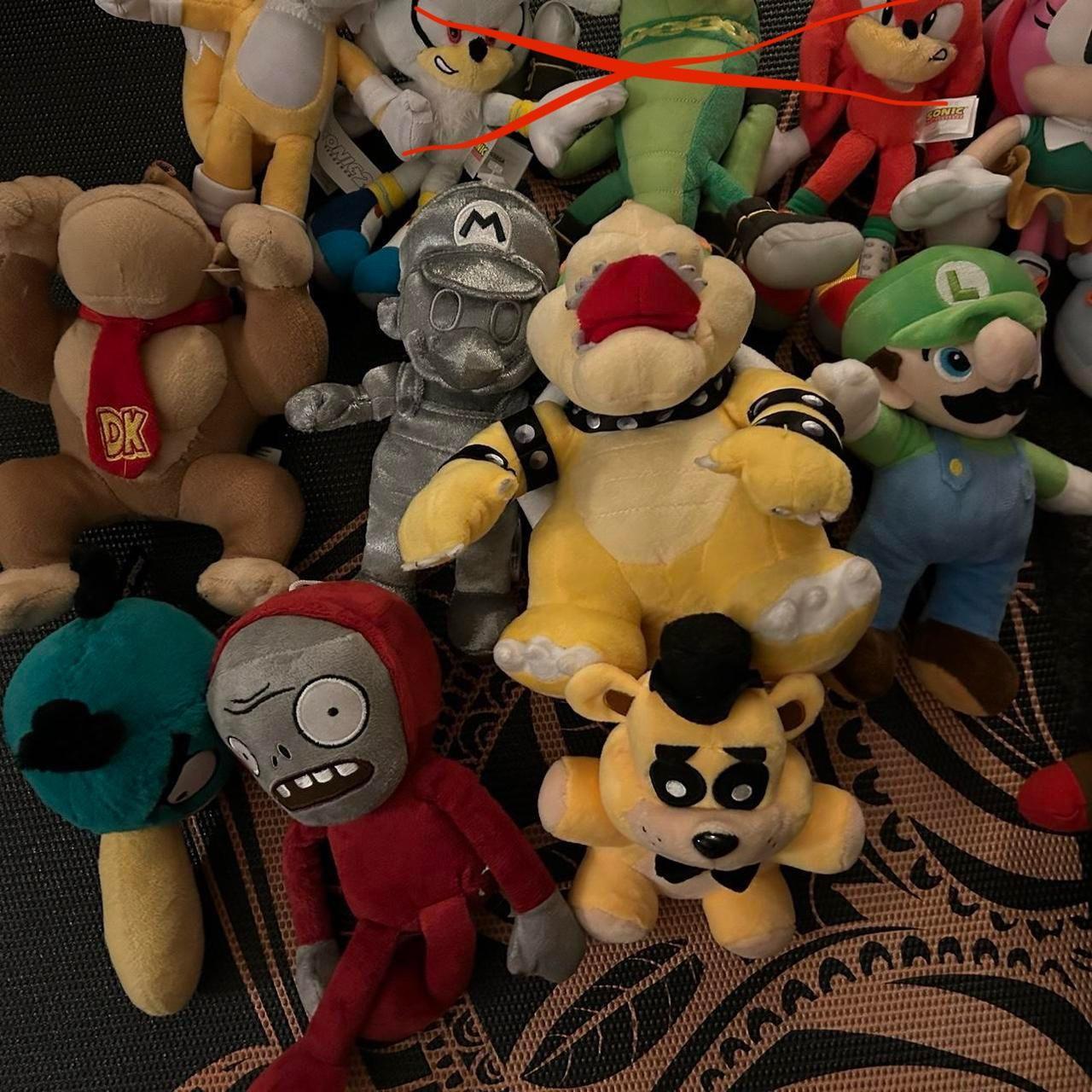 Vintage Video Game Plush Lot of 11, Excellent... - Depop