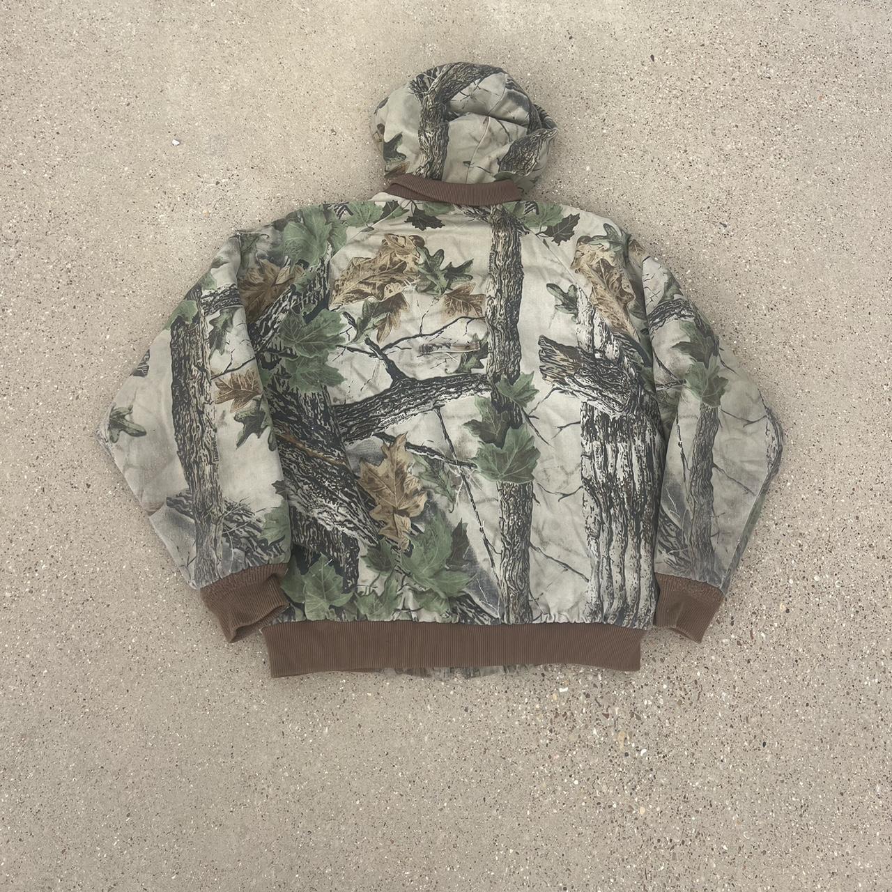 Real tree vintage camo jacket - amazing quality,... - Depop