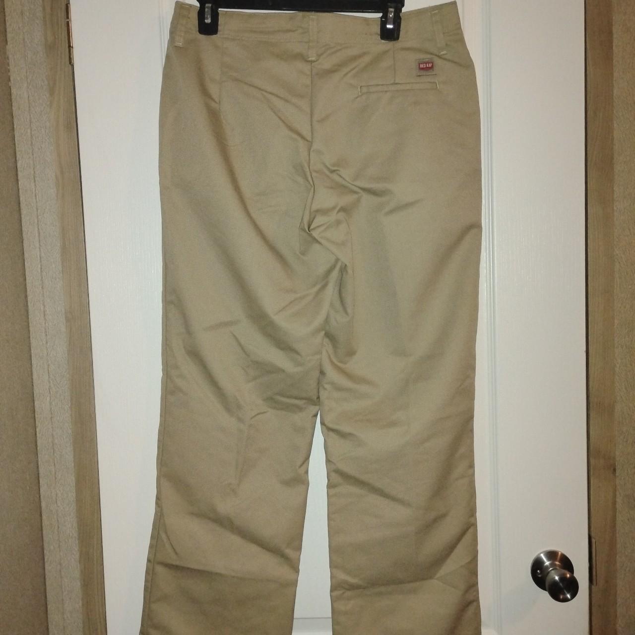 Men's Sz. 34x29 khaki Red Kap pants with fron pockets - Depop