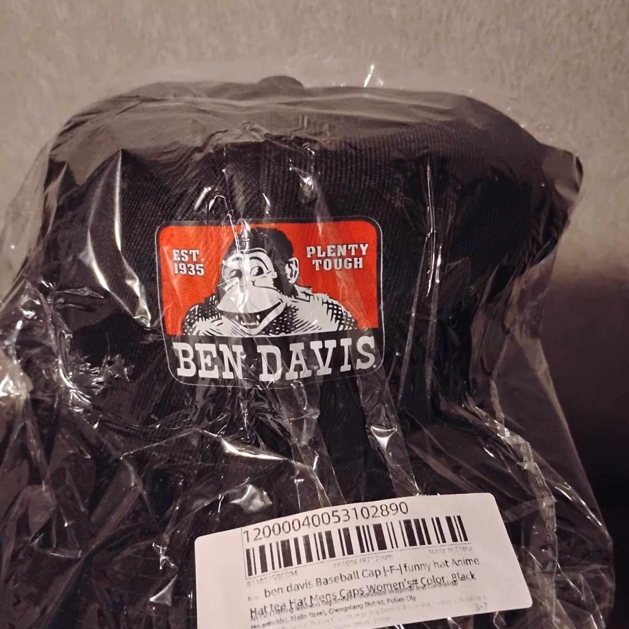 Black Ben Davis Cap. Brand New. ONLY 1 LEFT. - Depop