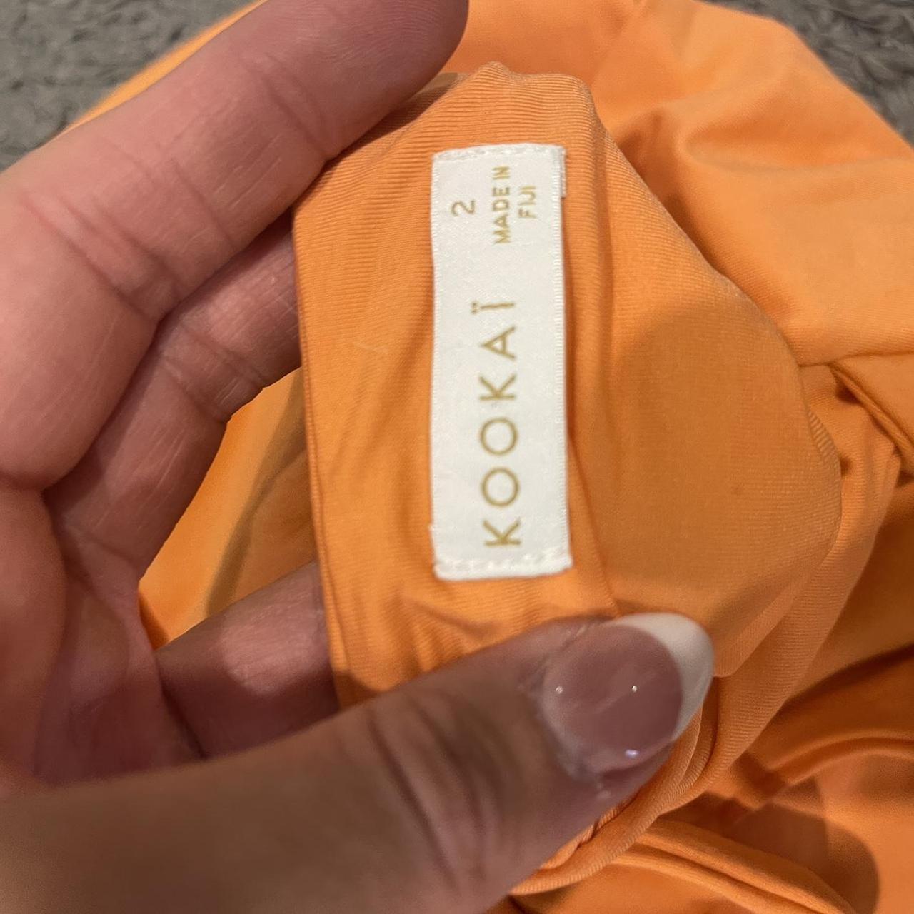 kookai strapless midi dress, size 2 (kookai sizing).... - Depop