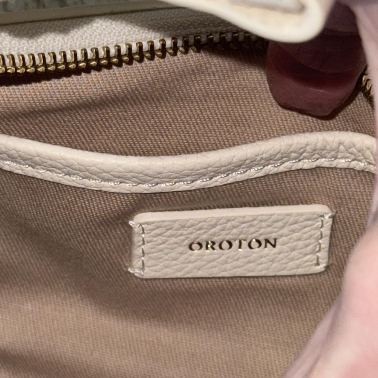 OROTON Zoey Small Hobo Bag - Cream with adjustable... | Depop