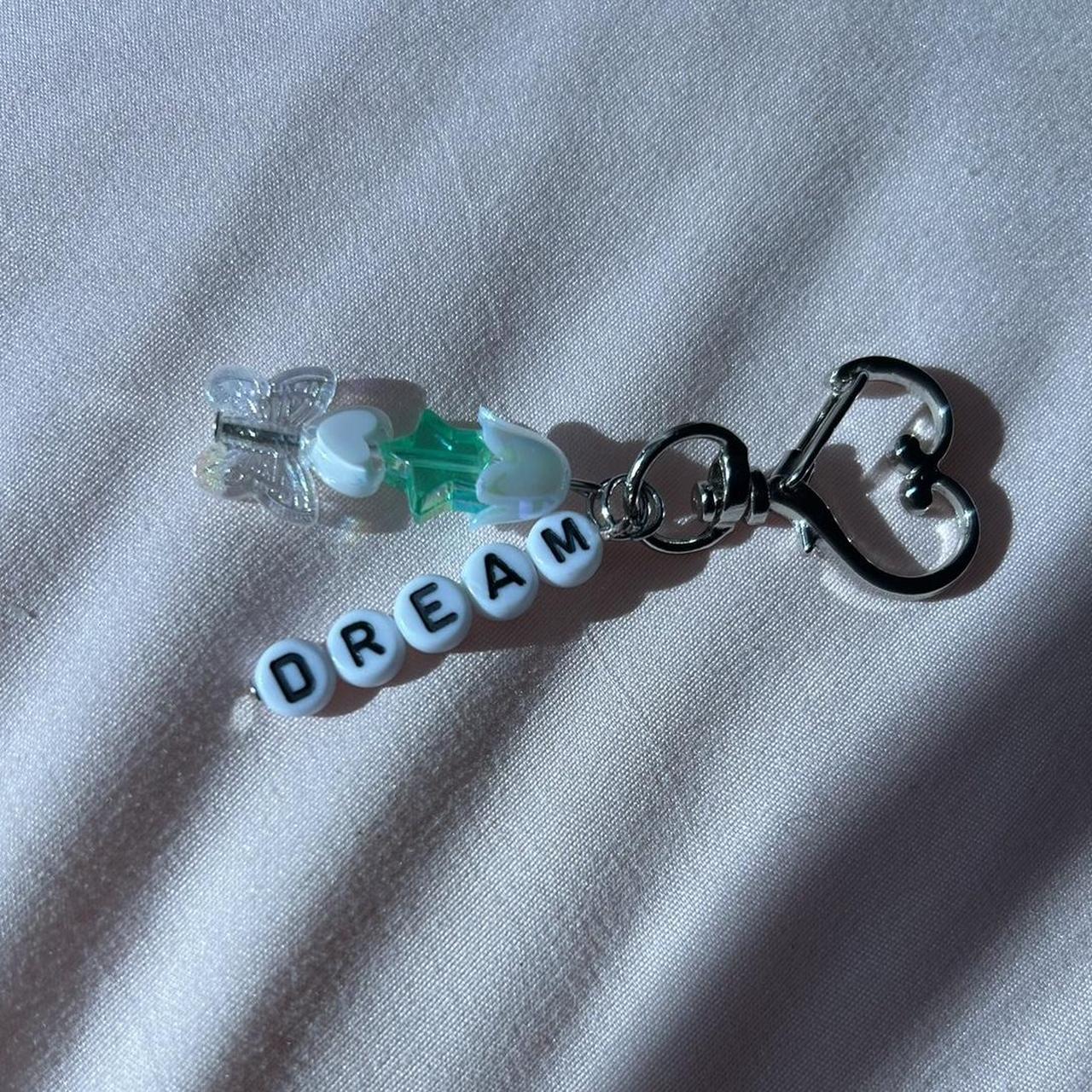 hand made beaded nct dream keychain made with so... - Depop